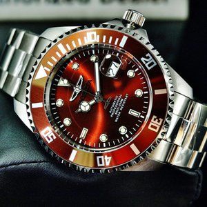 Invicta | Accessories | Sale Mens Pro Diver Automatic Crimson Red Dial ...